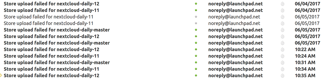 Daily proxy errors uploading to store - store - snapcraft.io
