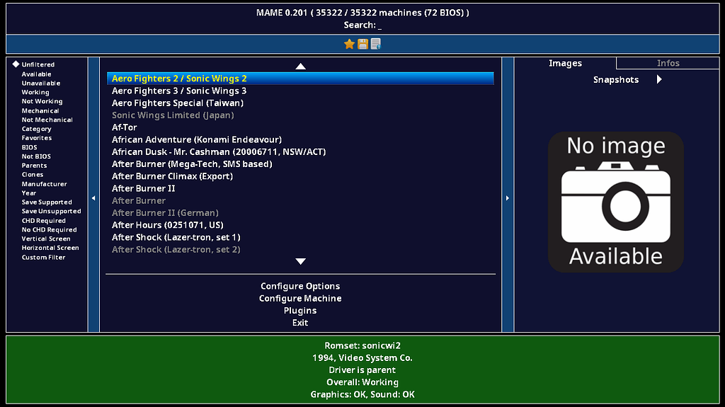 Problems with MAME snap - snap - snapcraft.io