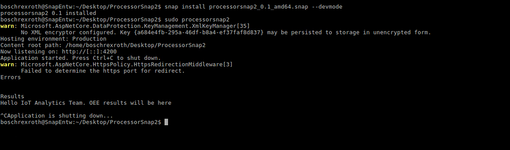 Snap package giving errors when installed from other folders - snapcraft - snapcraft.io