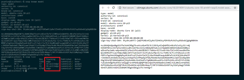 Official RPi 3 image targeting edge - snapcraft.io